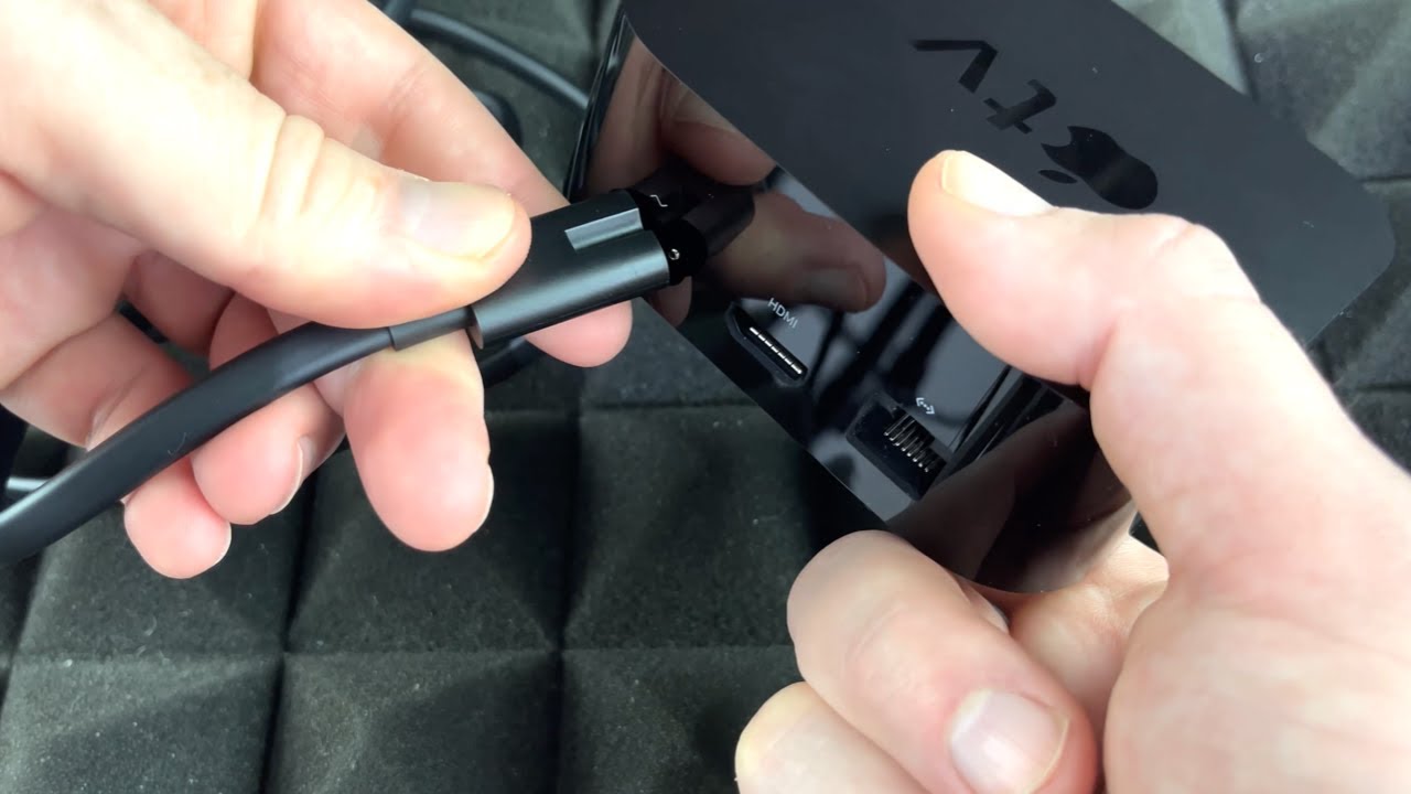 How to Connect the Power Lead on Apple TV 4K - YouTube