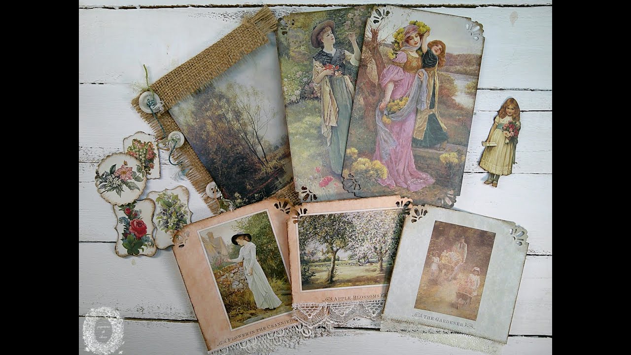 Thrifted Books Ephemera Series | 59 Pieces: Page Toppers, Lacey Pockets ...