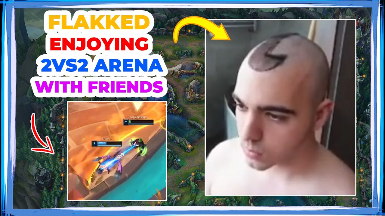 FLAKKED Enjoying 2vs2 Arena With His Friends 👀 - YouTube