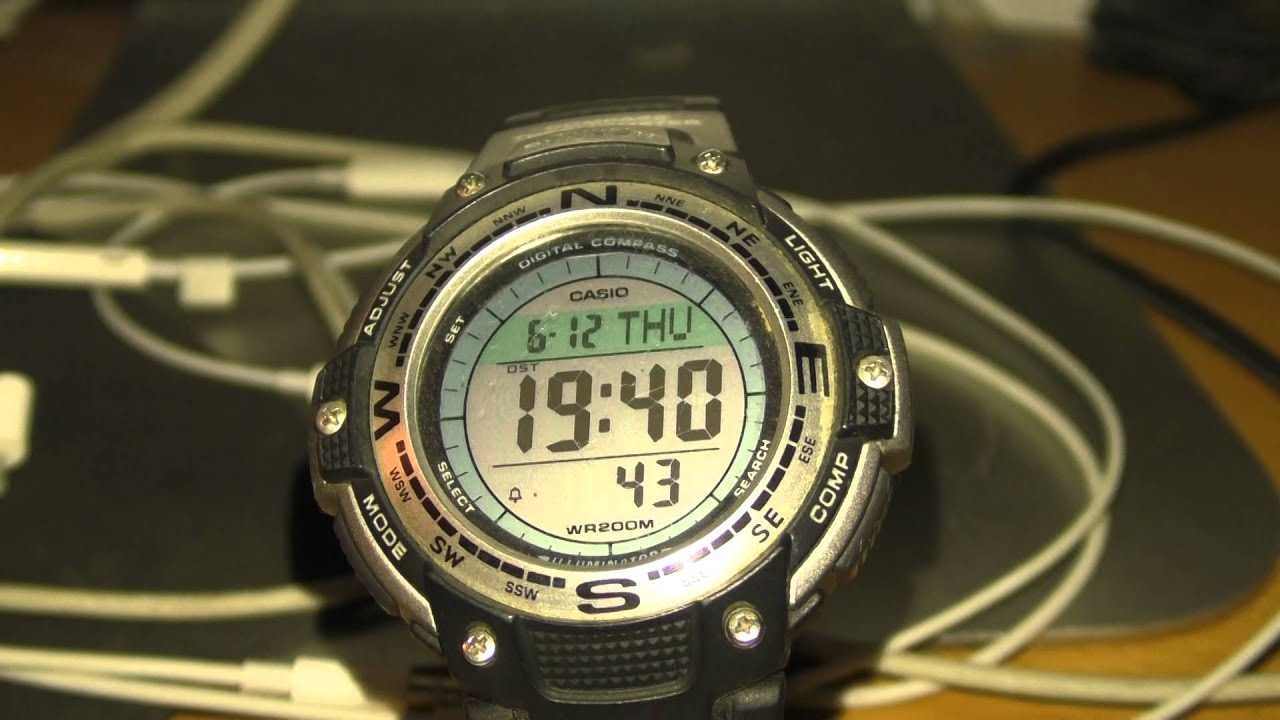 CASIO SGW-100-1 - YouTube