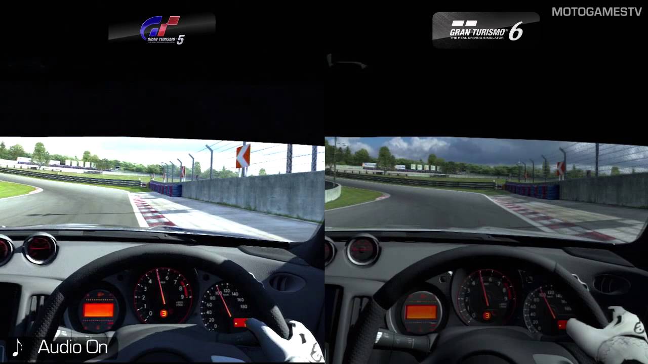 Gran Turismo 5 vs Gran Turismo 6 Demo - Nissan 370Z at Grand Valley ...