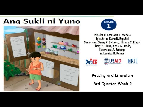 Ang Sukli ni Yuno Grade 1 Reading and Literature 3rd Qrt Week 2 - YouTube