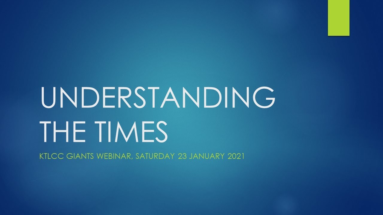 Understanding the Times - YouTube