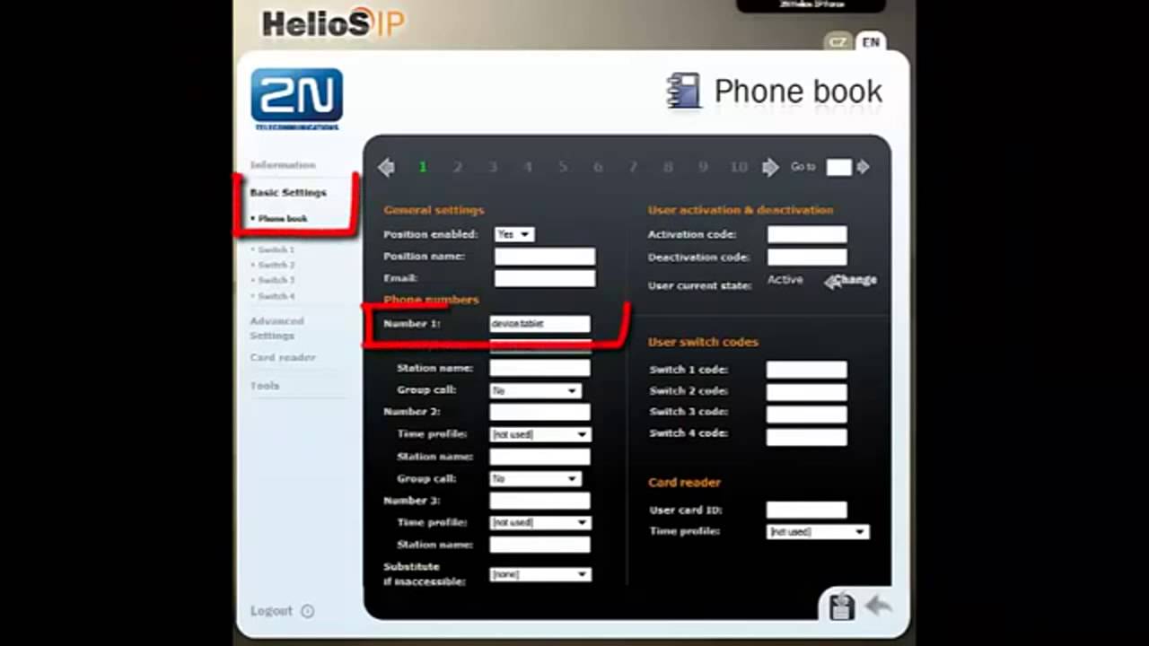 2N Helios IP Mobile app - YouTube