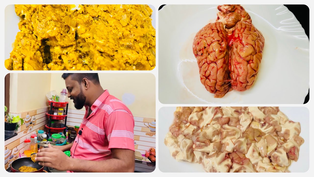 കുരുമുളകിട്ട് വരട്ടിയ പോത്തിന്റെ തലച്ചോർ | Beef Brain Roast Recipe ...