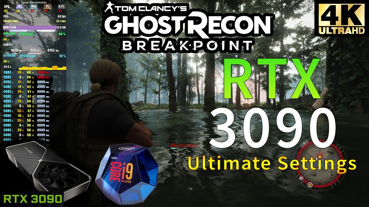 Ghost Recon Breakpoint 4K | RTX 3090 | i9 9900K 5GHz | Ultimate Settings | Vulkan - YouTube