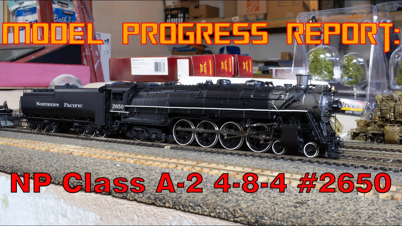 Model Demonstrations: NP Class A-2 4-8-4 No. 2650 - YouTube