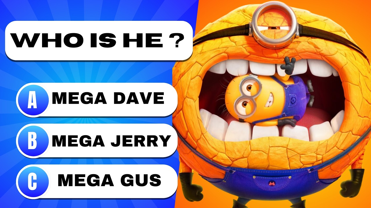 DESPICABLE ME 4 Quiz 🤔🧠🍿How Much Do You Know About The Movie DESPICABLE ...