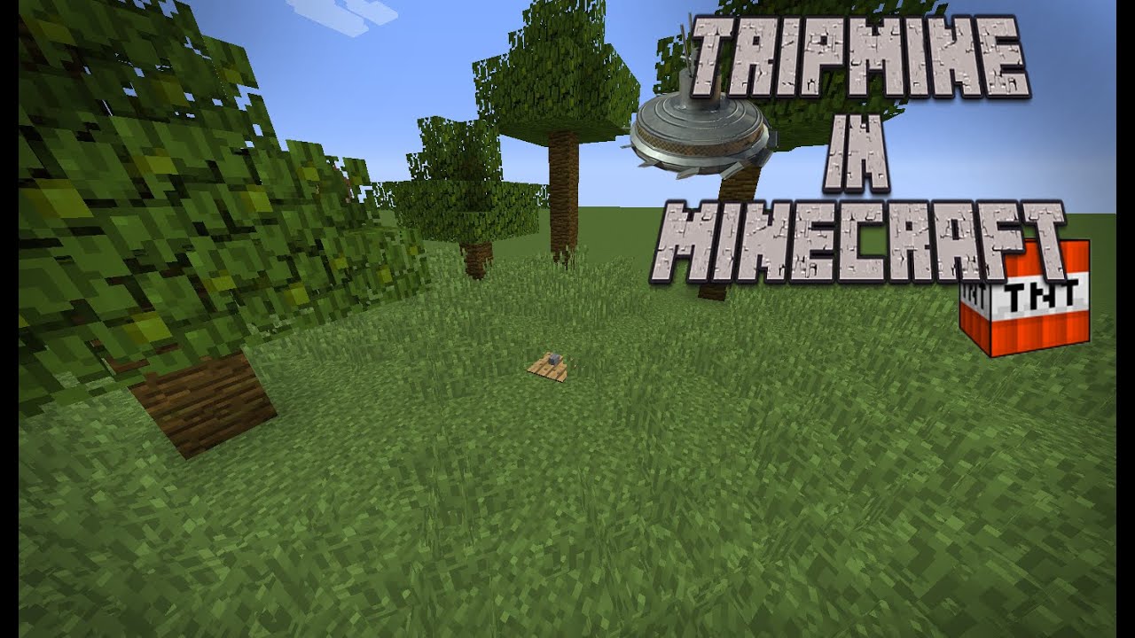 Minecraft - Command Block Trip Mine [Bouncing Betty] :: 1.8 - YouTube