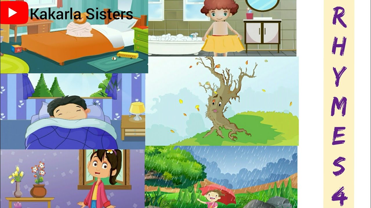 Rhymes 4 | Nursery Rhymes | Action Songs / Rhymes | Pre Primary Rhymes ...