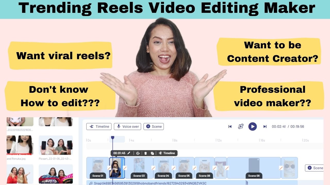 Trending reels editing tutorial | how to edit video, free online editor ...