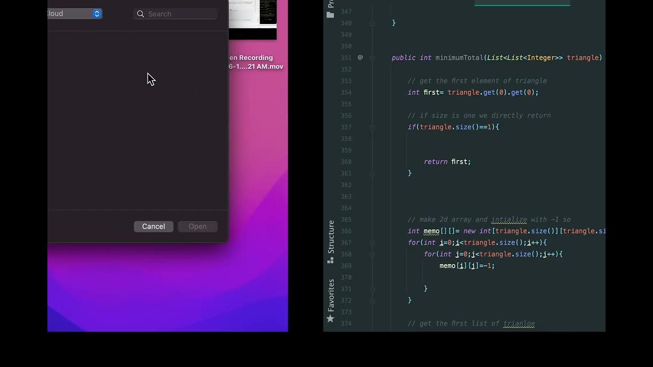120. Triangle - DP #leetcode - YouTube