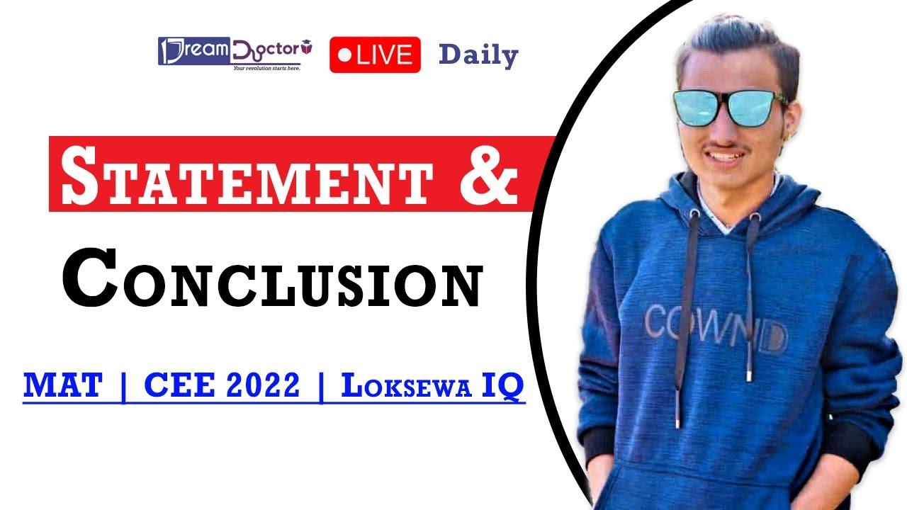Statement and Conclusion/ MAT/ CEE Exam/ Dream Doctor/ IQ/Loksewa/ By ...