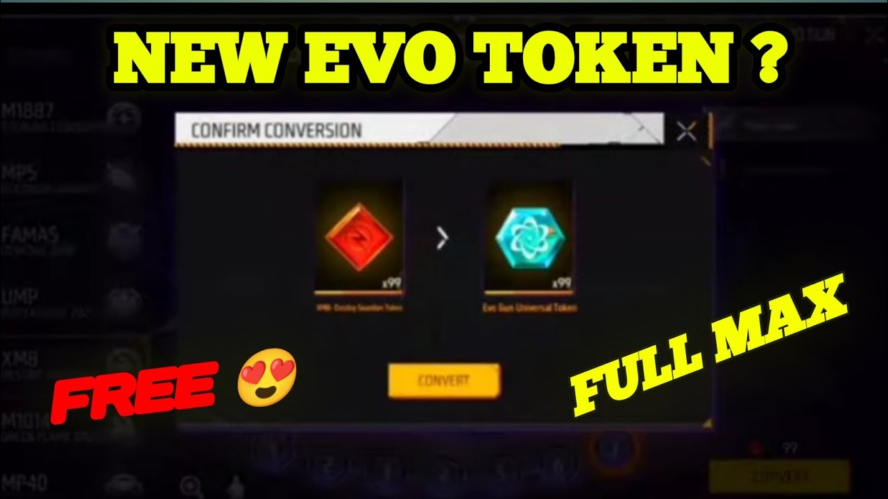 FREE FIRE NEW EVO TOKEN EVENT | FREE FIRE NEW EVO TOKEN EVENT TODAY ...