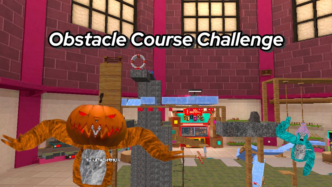 Gorilla Tag Obstacle Course Challenge! 🦍 (PumpkinFellaVr) - YouTube