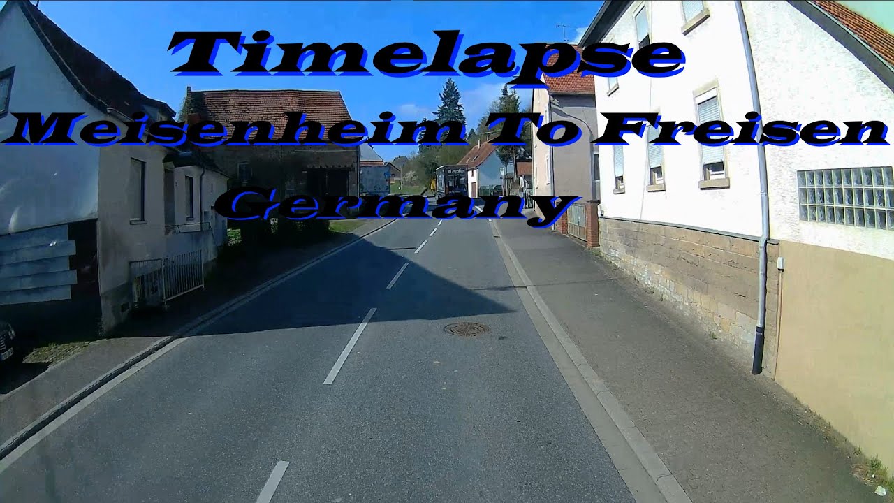 From Meisenheim to Freisen Germany | Timelapse Truck driving - YouTube