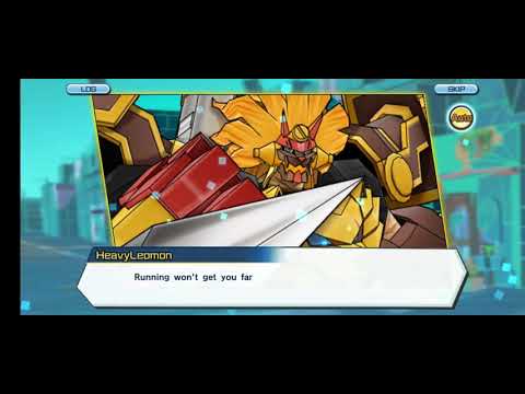 digimon rearise- Heavy Leomon fights avoids fate and is still alive ...