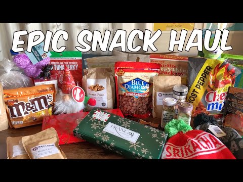 Epic Snack Haul from the USA - YouTube
