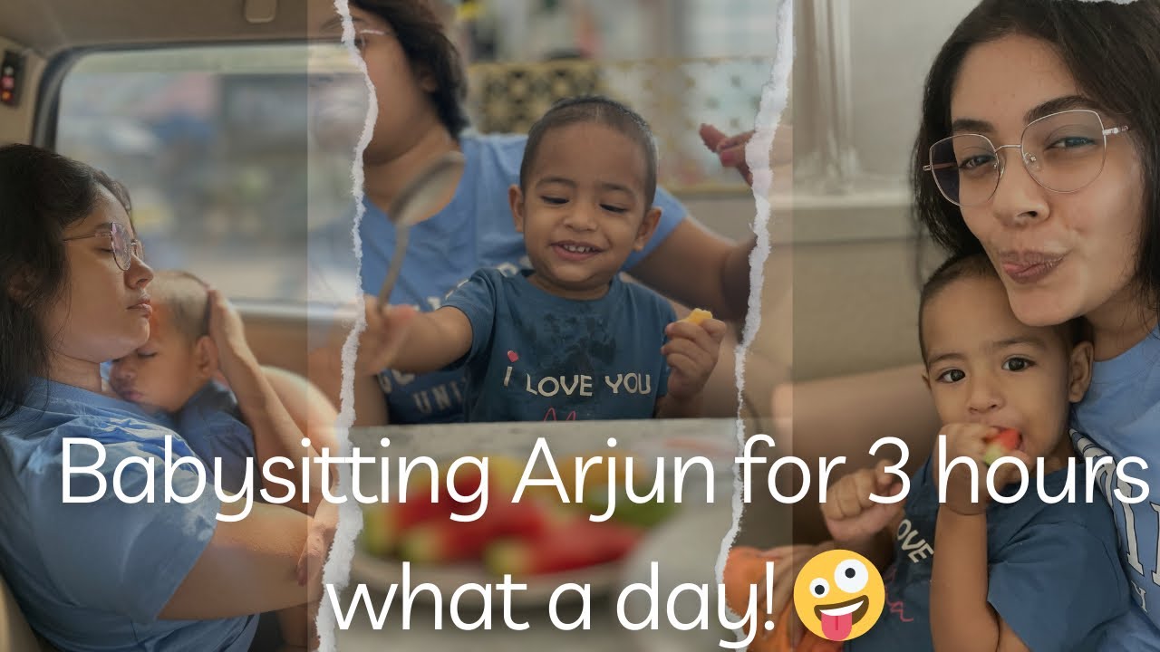 Arjun spent 3 hours without pillu first time | Pooja Kung | Vlog#242 - YouTube