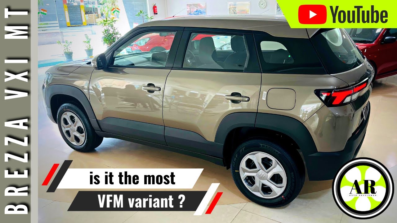 Maruti Suzuki Brezza VXi MT 2022 | Most VFM Model ? Auto Revviewer ...