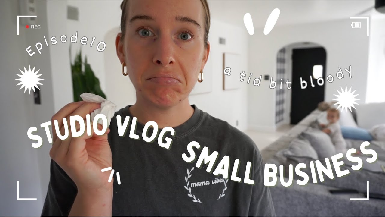 Small Business Studio Vlog 010 / / Prepping For My First Vendor Market ...