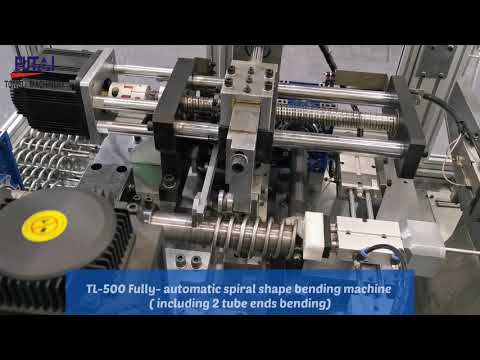 TL-500 Fully automatic spiral shape bending machine( including 2 tube ...