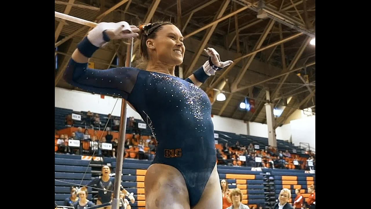 Illini Women's Gymnastics | Rachel Borden Bars - YouTube