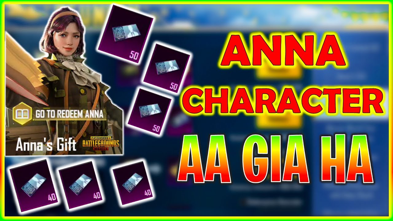 HOW TO GET FREE ANNA CHARACTER IN PUBG MOBILE | ANNA CHARACTER KESAY ...