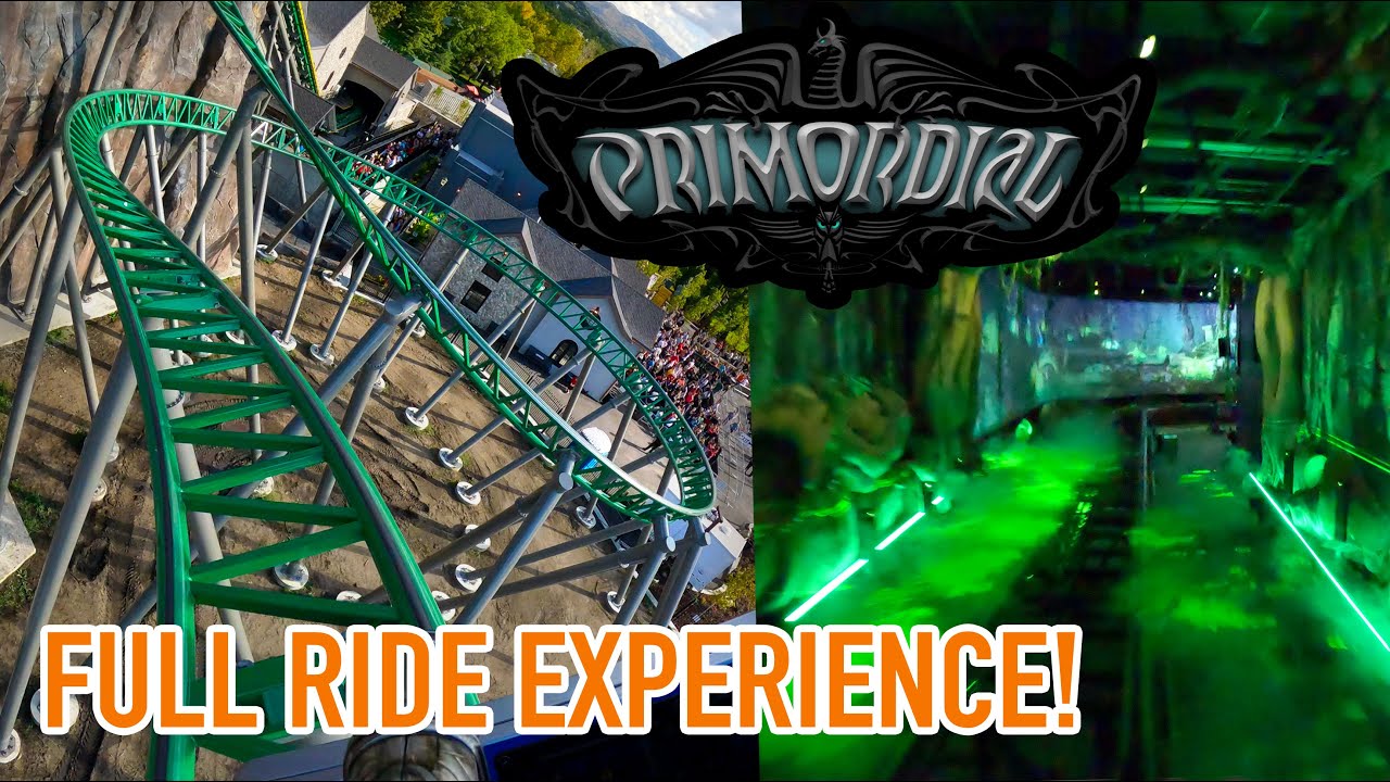 Primordial Front Row POV | Lagoon's Immersive Indoor/Outdoor Roller ...