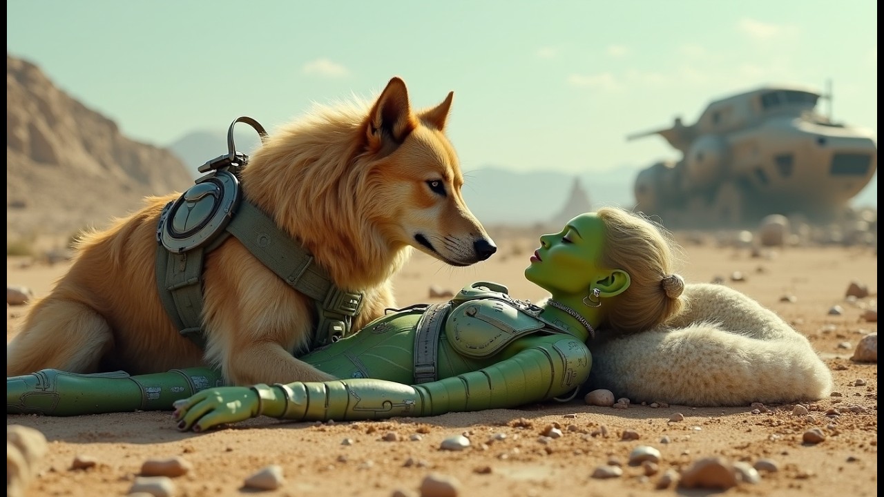 "An Alien Princess Abandoned... Until a Brave Human Dog Saved Her ...