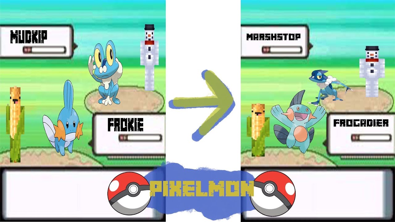 Pokémon In Minecraft (Pixelmon)! Evolution Time! - YouTube