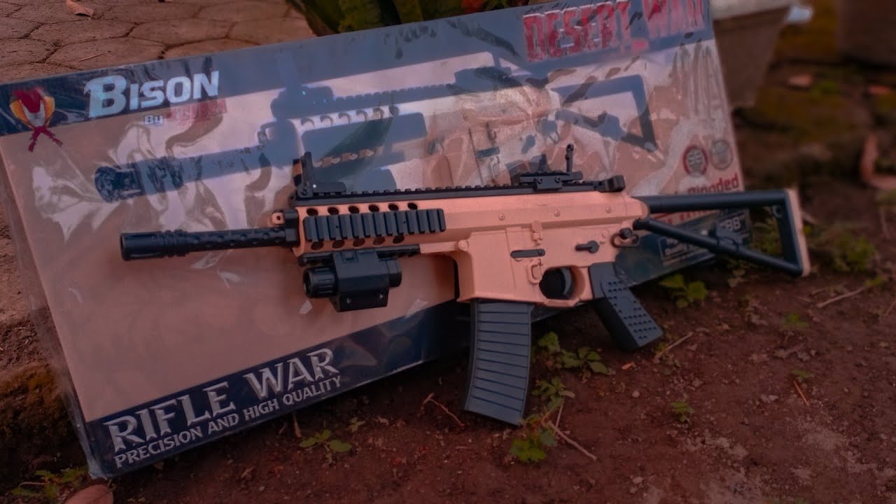 Review KAC PDW Bison D'Cobra airsoft spring ll airsoft Indonesia - YouTube