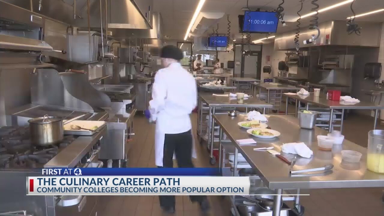 Community college culinary schools becoming more popular - YouTube