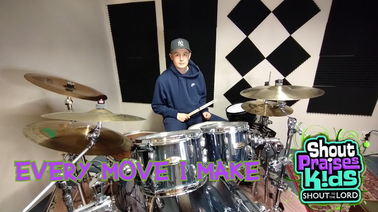 Every Move I Make Drum Cover Shout Praises Kids - YouTube