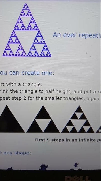 The Sierpinski Triangle - YouTube