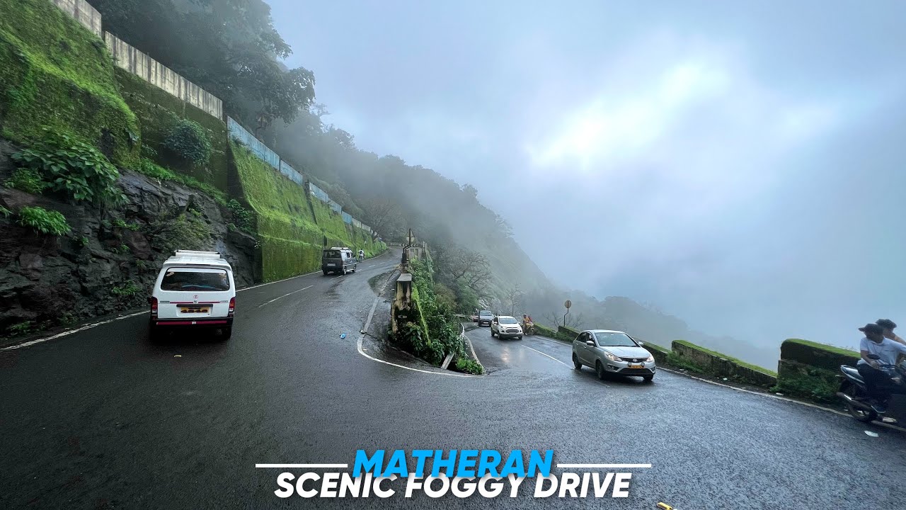 Matheran - 4K | Driving in Fog & Chilling Mist - YouTube