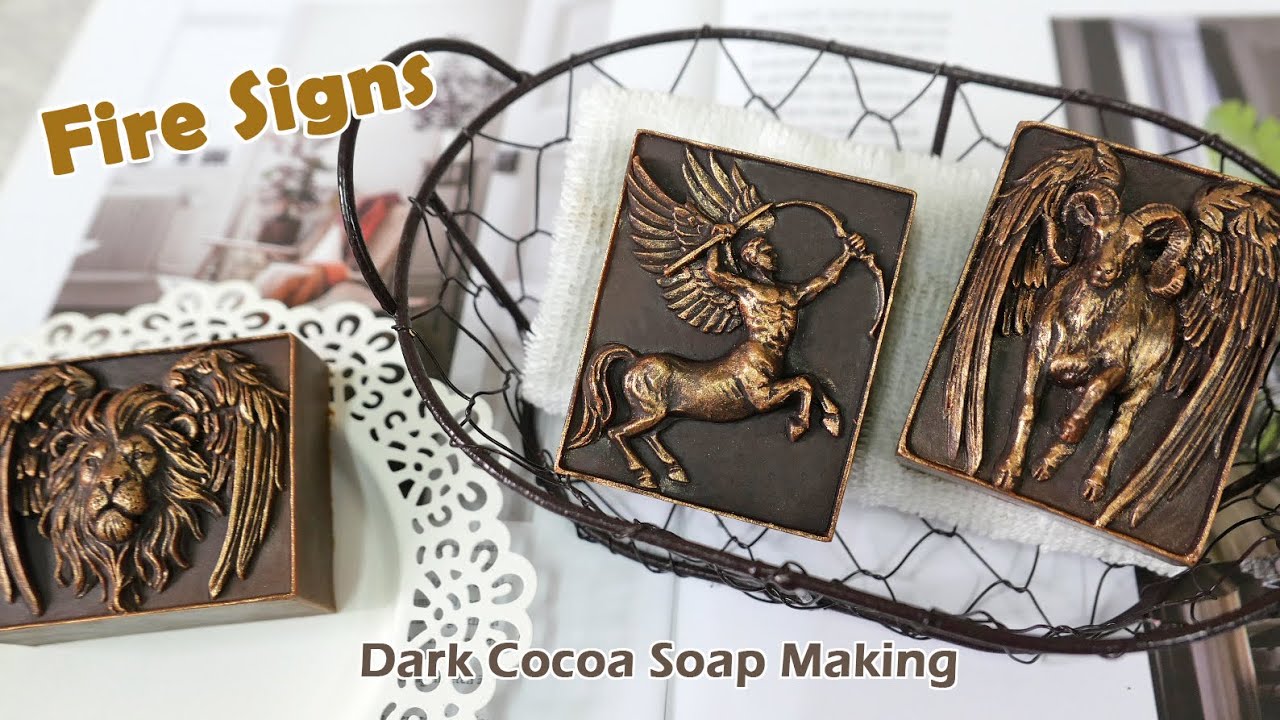 金屬風可可皂 - metalic style soap making with bronze mica, cold process - 手工皂 ...