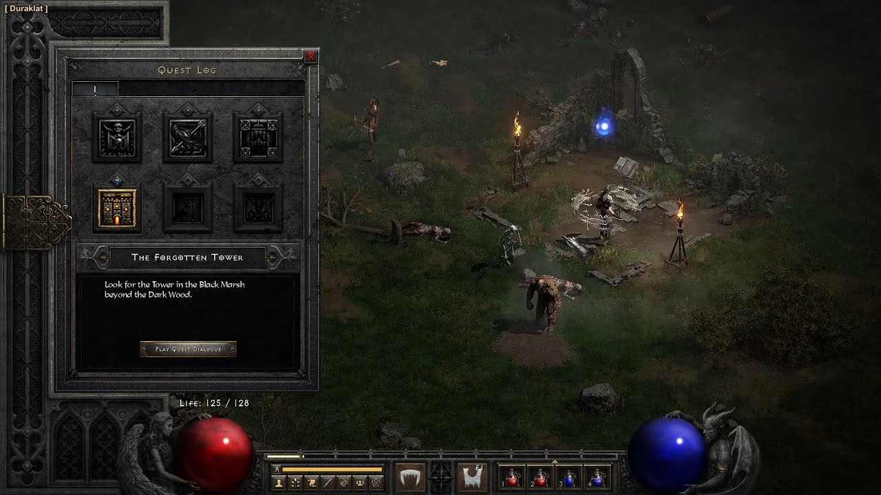 The Forgotten Tower - Diablo 2 Act I - YouTube