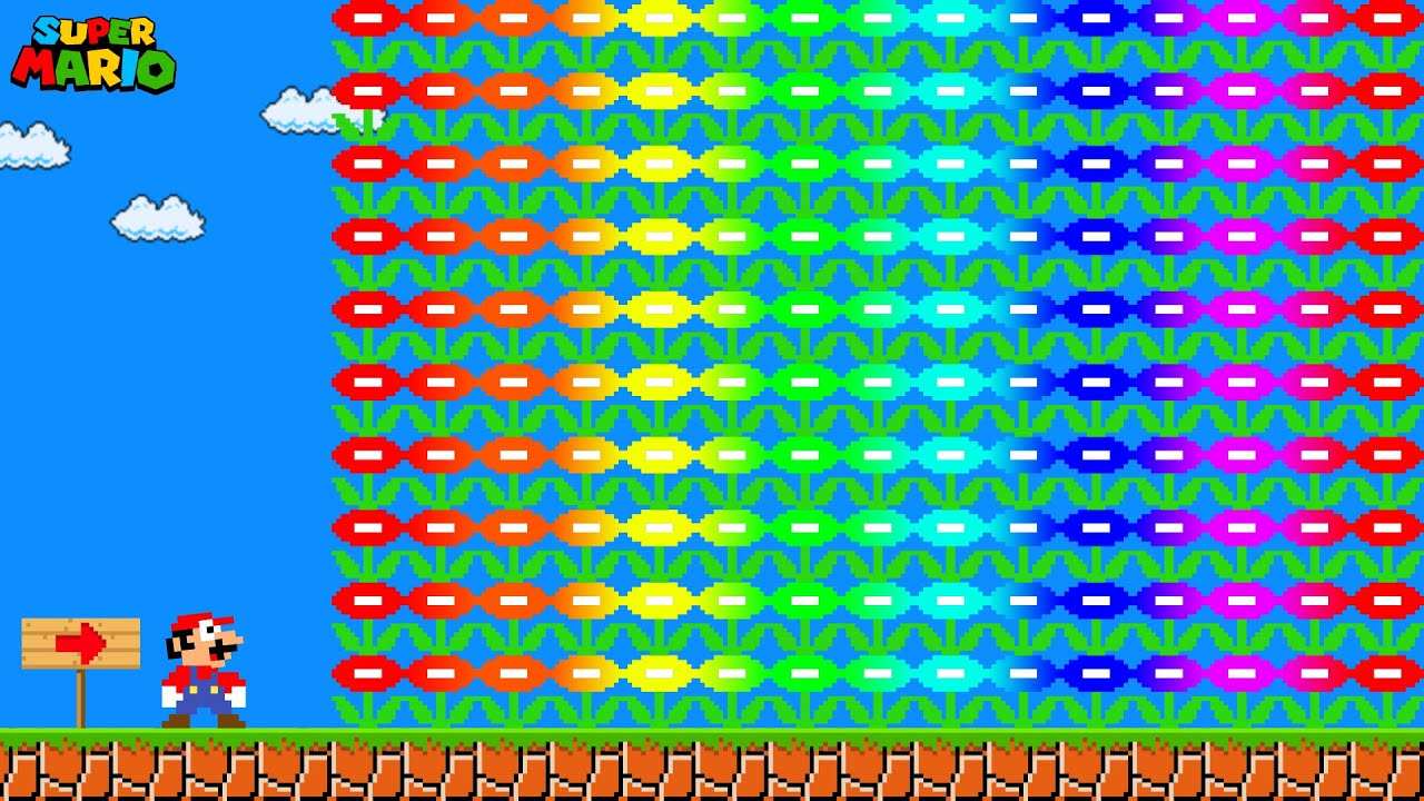 King Rabbit: Super Mario Bros. but there are MORE Custom 999 Flower ...