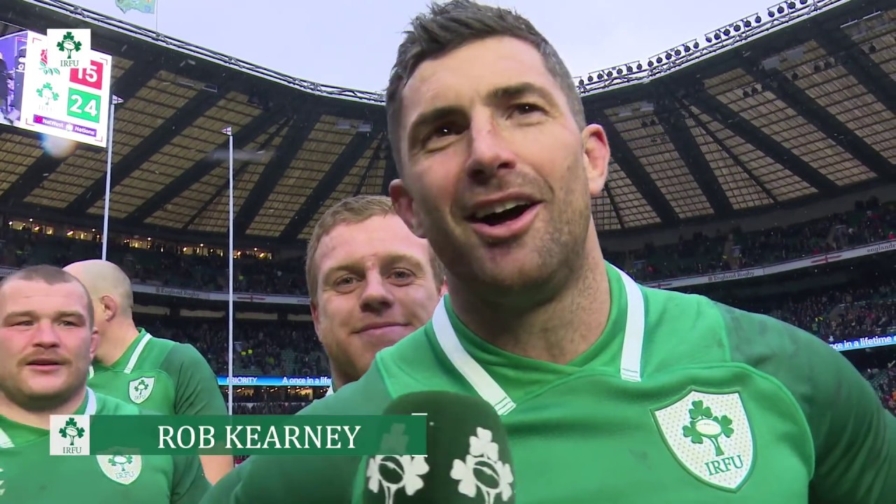 Irish Rugby TV: Rob Kearney Savours His Second Grand Slam - YouTube