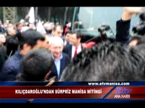 KILICDAROGLUNDAN SURPRIZ MANISA MITINGI