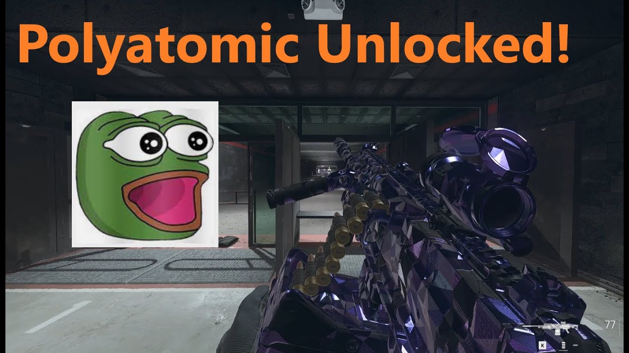 Unlocked My First Polyatomic Camo! - YouTube