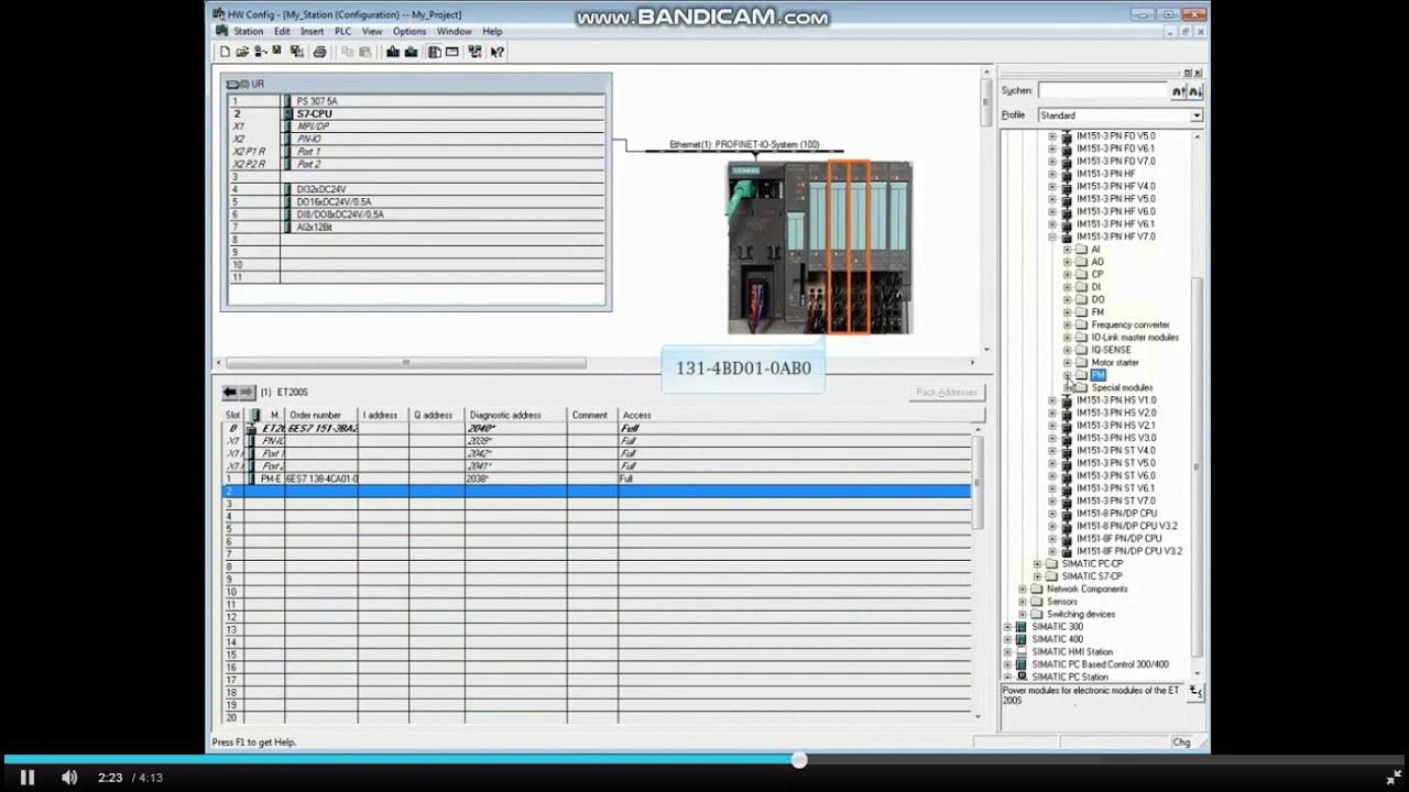 How To Add Remote Station To Profinet Network In Simatic Manager # Profinet - 3 Of 6 - YouTube