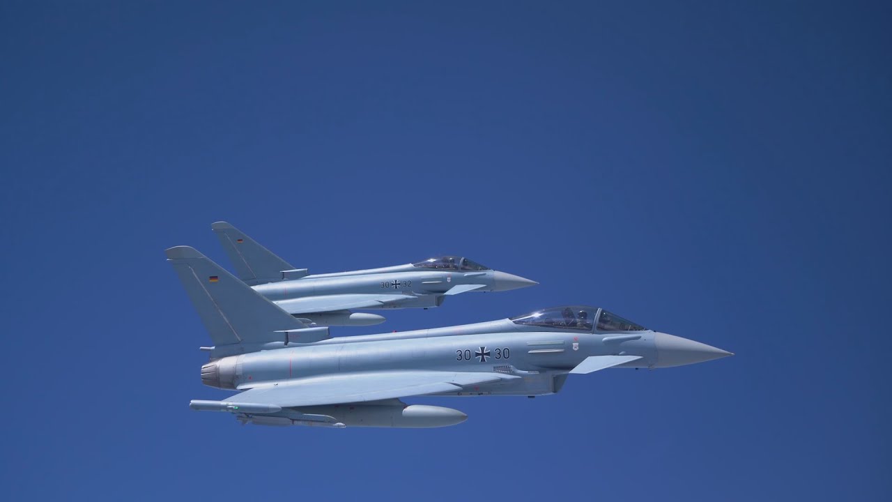 SCRAMBLE: ALLIED FIGHTER JETS over the skies of EUROPE (NATO) - YouTube