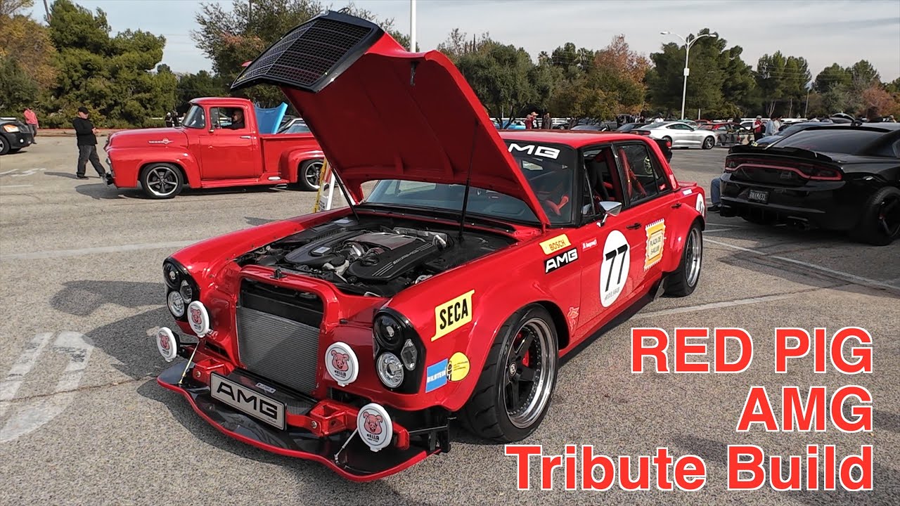 RED PIG AMG tribute build - YouTube