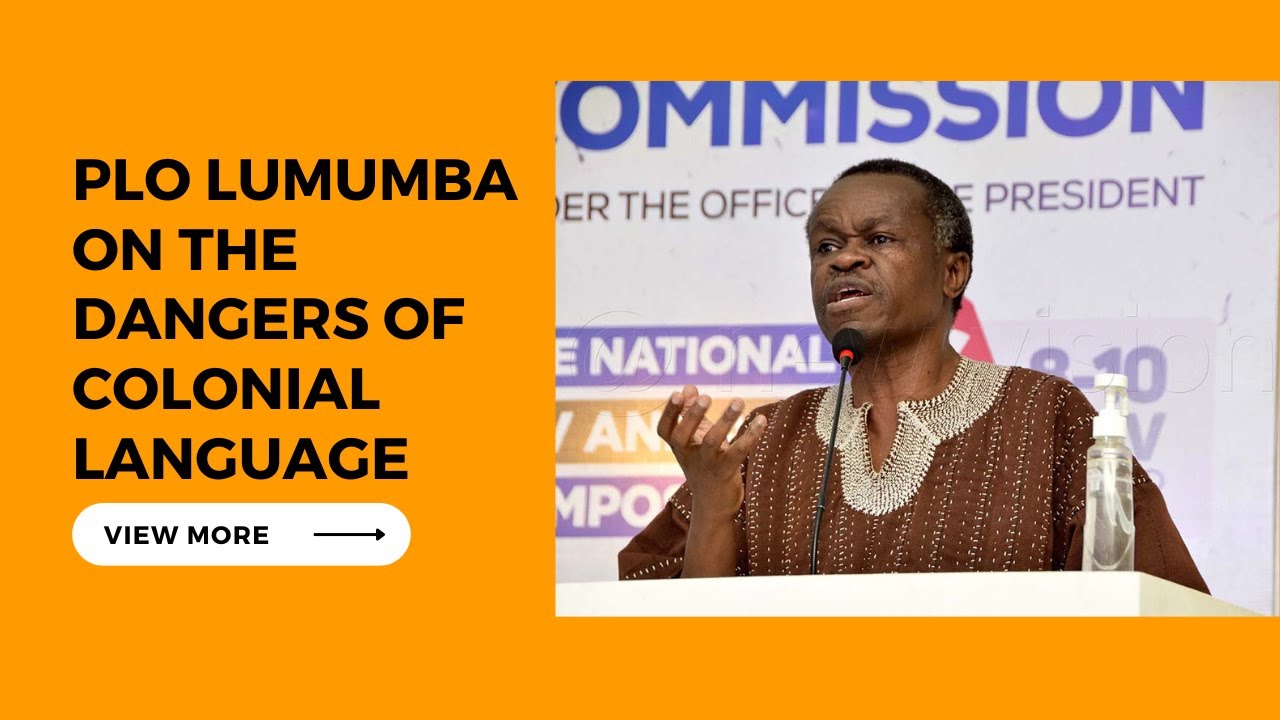 Dangers of Colonial Language: Insights from PLO Lumumba | Africa's ...