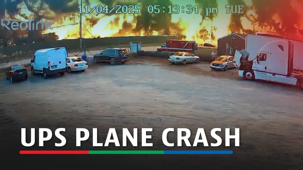 Engine fell off UPS plane before deadly crash | ABS-CBN News - YouTube