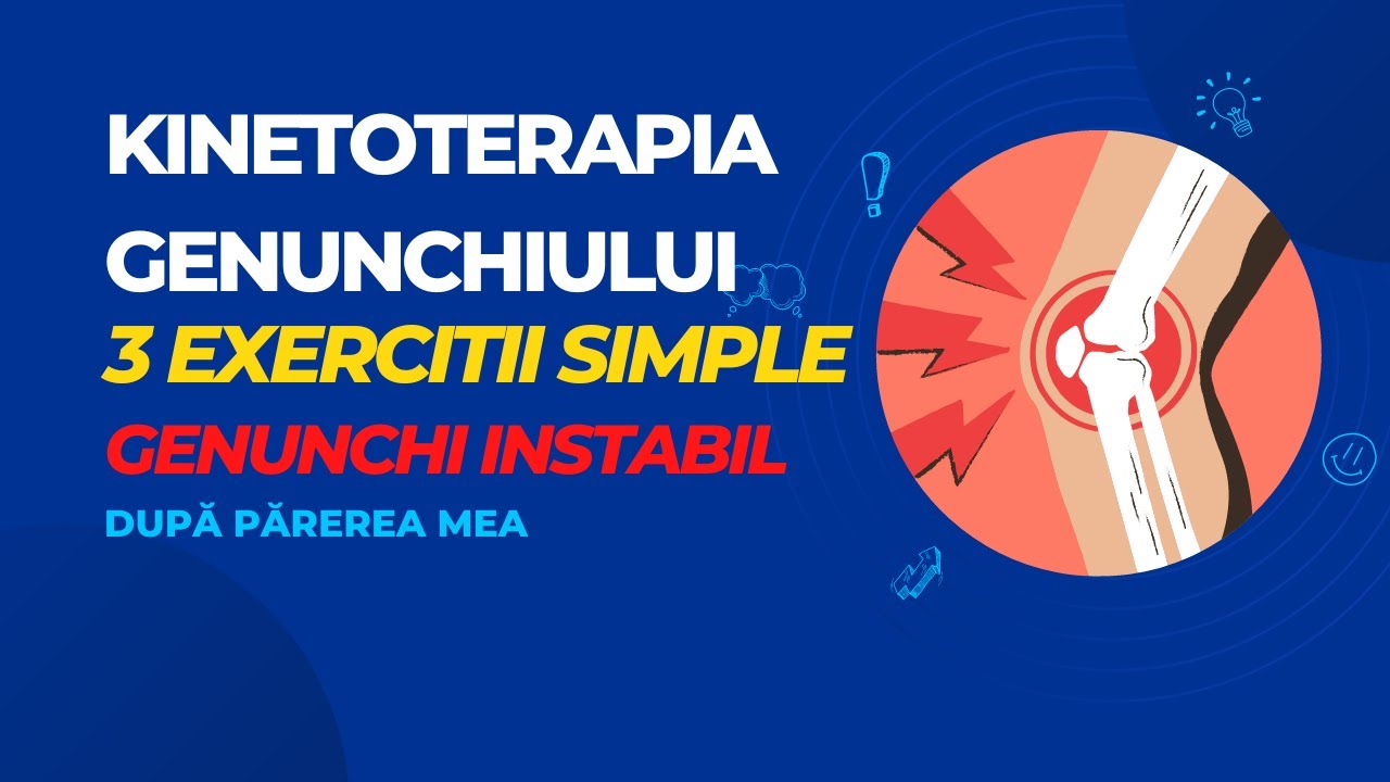 3 EXERCIȚII SIMPLE - GENUNCHI INSTABIL ȘI DUREROS - Vali Bobu - YouTube