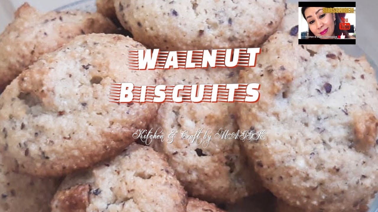 How To Make Walnut Biscuits With Gluten Free - YouTube