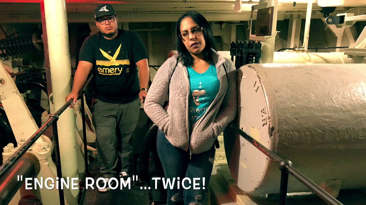 Queen Mary Engine Rudder Room - YouTube